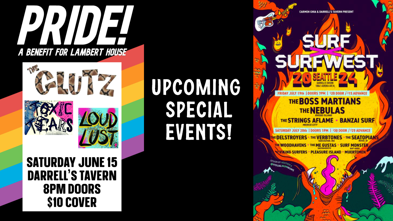 DARRELL'S TAVERN – live music every weekend